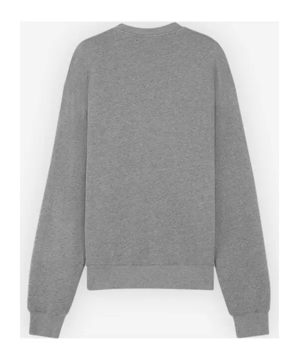 Maison Kitsuné Fox Head Patch Crewneck Sweatshirt - Gray