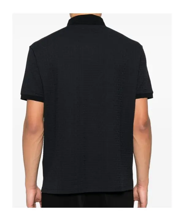 Emporio Armani Textured Polo Shirt