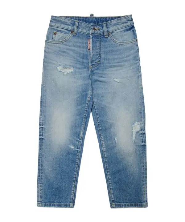 Dsquared2 Logo Jeans - Blue