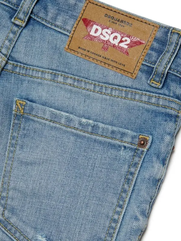 Dsquared2 Logo Jeans - Blue