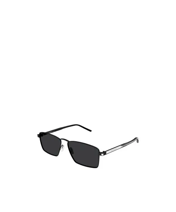 Saint Laurent Rectangular Frame Sunglasses With Logo Detail