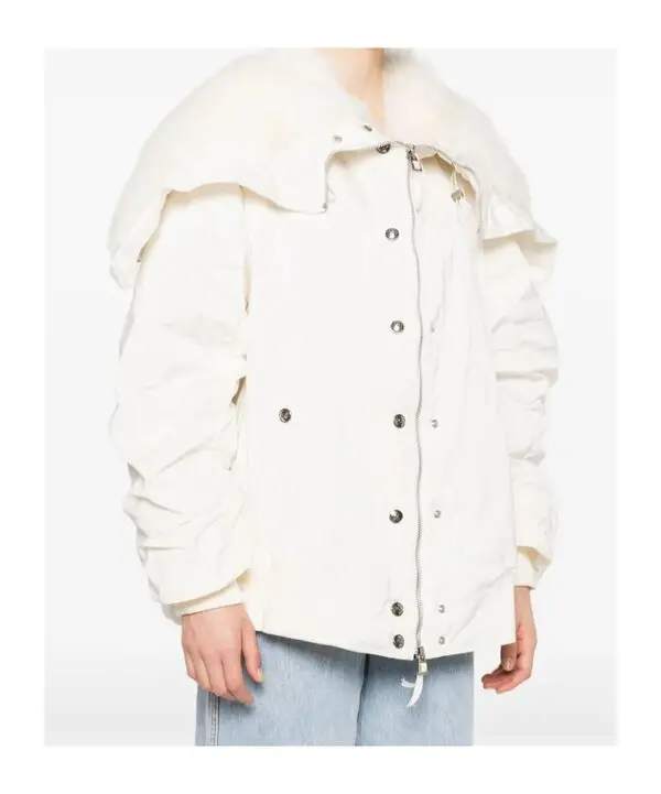 Ermanno Scervino Fur-trimmed Puffer Jacket - Pristine