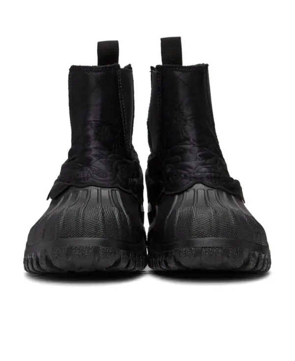Cecilie Bahnsen Embroidered Paneled Ankle Boots