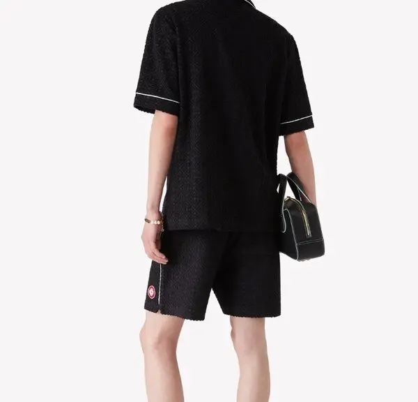 Casablanca Monogram Jacquard Towelling Shorts