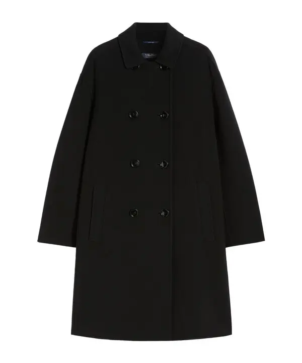 Max Mara Ribes Double-breasted Coat - Black