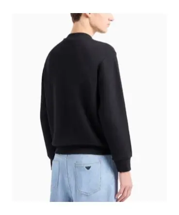 Emporio Armani Logo Embroidered Crewneck Sweatshirt