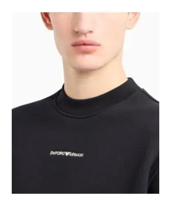 Emporio Armani Logo Embroidered Crewneck Sweatshirt