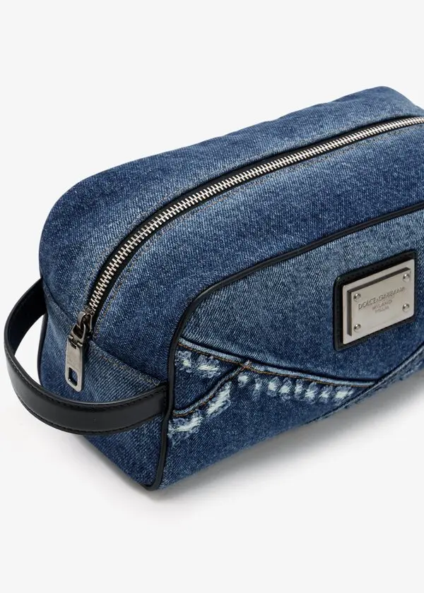 Dolce & Gabbana Dolce Gabbana Zip-around Make Up Bag