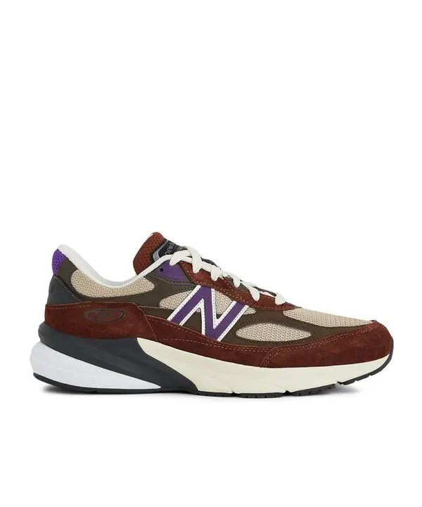 NEW BALANCE 990v4 Lace-up Sneakers - Brown
