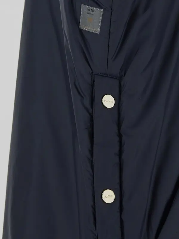 Max Mara Zip-up Drawstring Gilet - Black