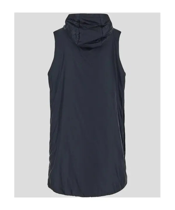 Max Mara Zip-up Drawstring Gilet - Black