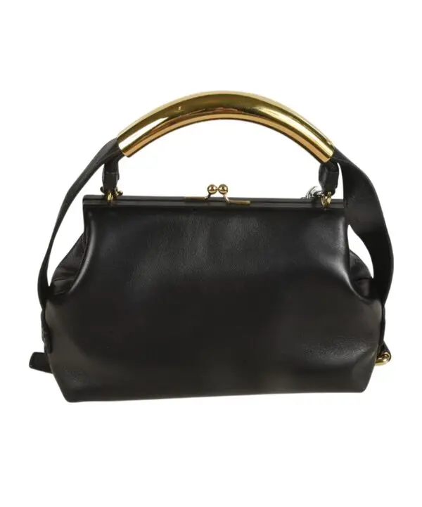 Moschino Kiss-lock Tote Bag With Chain Strap