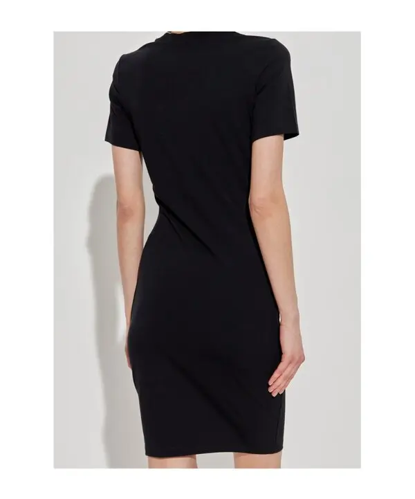 Versace Logo Print T-shirt Dress
