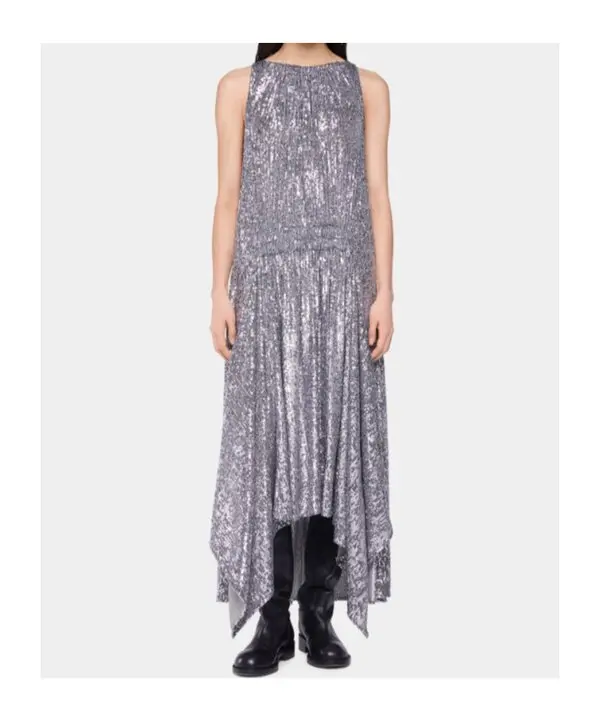 Rabanne Sequined High-low Dress