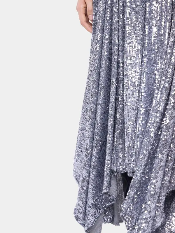 Rabanne Sequined High-low Dress