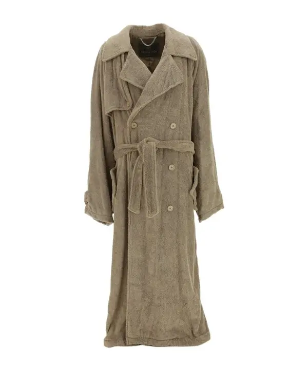 Balenciaga Tie-waisted Midi Coat