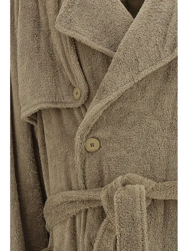 Balenciaga Tie-waisted Midi Coat