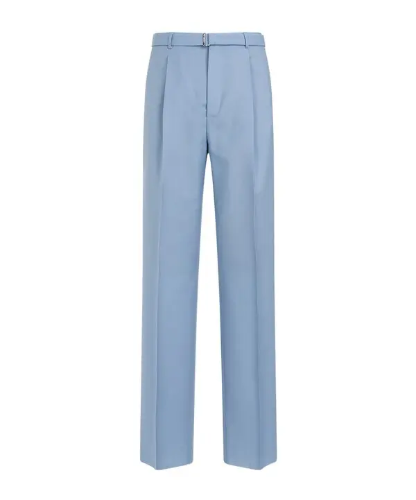 LANVIN Wide-leg Tailored Trousers - Blue