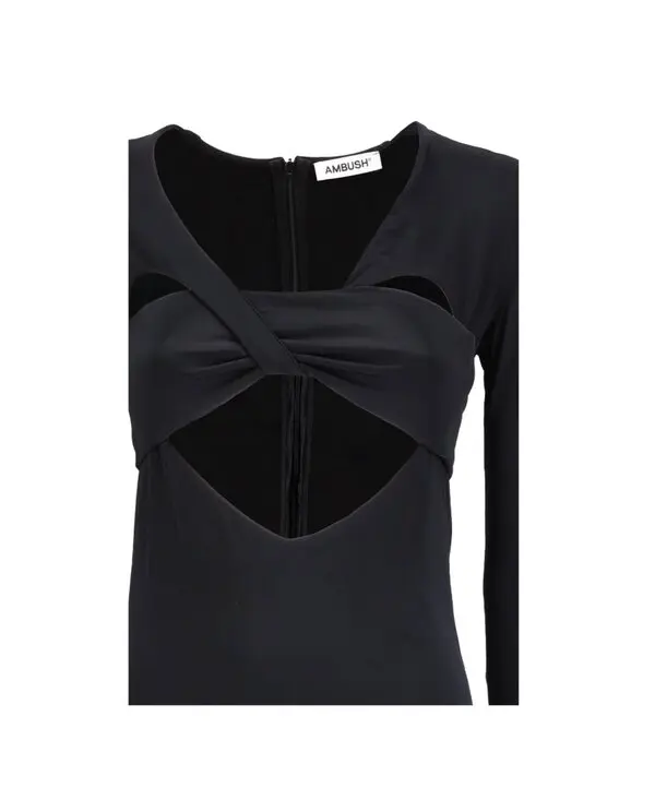 AMBUSH Cut-out Detailed Mini Dress