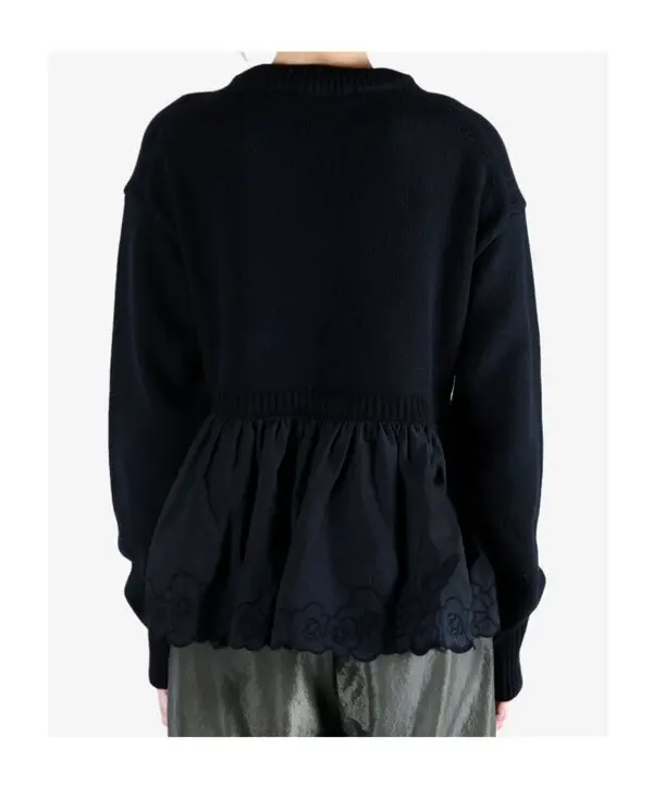 Cecilie Bahnsen Bera Jumper With Scalloped Hem