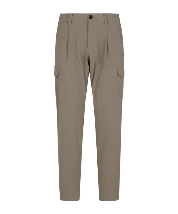 Herno Pleated Cargo Pants - Gray