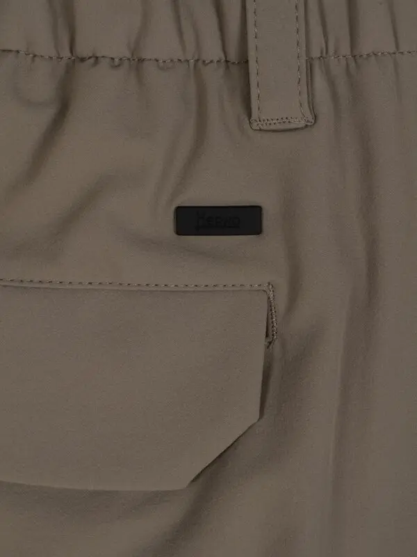 Herno Pleated Cargo Pants - Gray