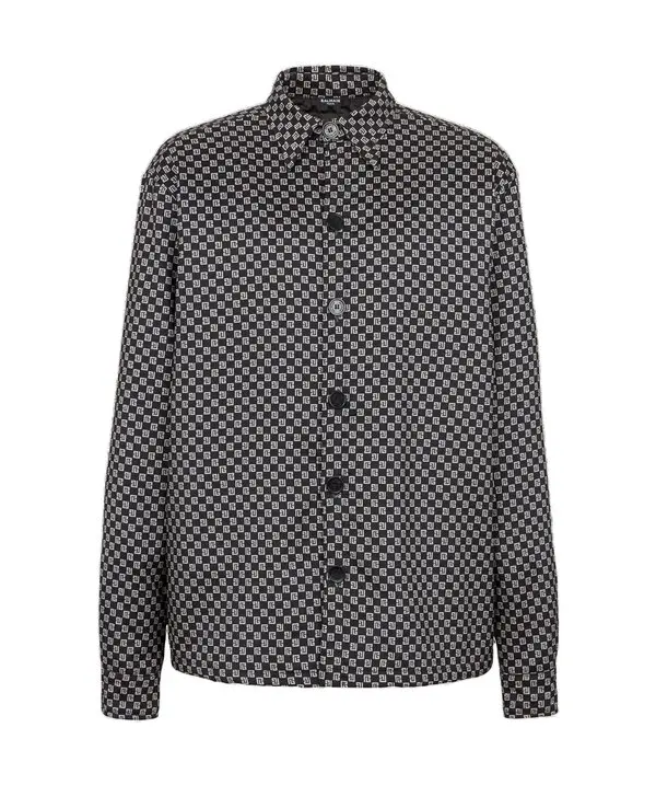 Balmain Monogram Nylon Overshirt