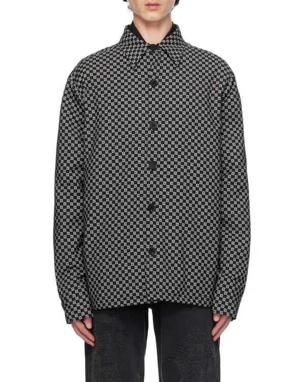 Balmain Monogram Nylon Overshirt