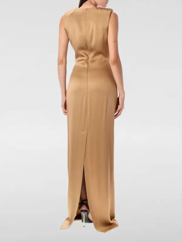 TOM FORD Ruched Silk Satin Evening Dress