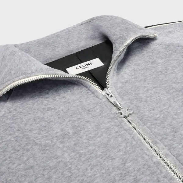 Celine Tracksuit Jacket In Velvet Cotton