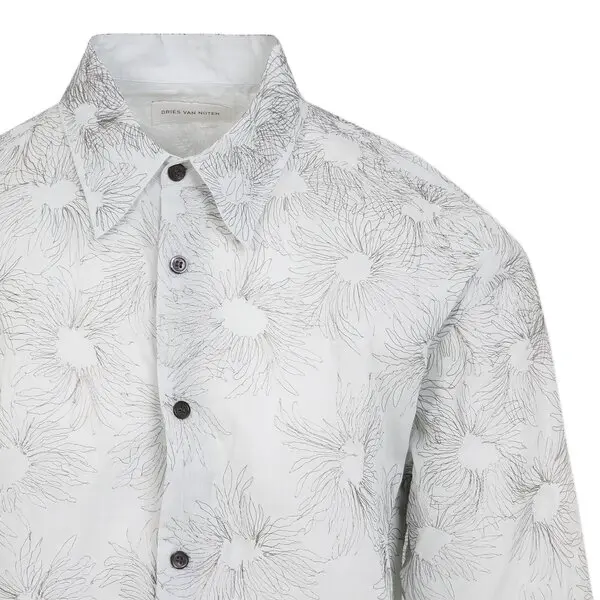 Dries Van Noten Croom Buttoned Shirt - Ice-blue