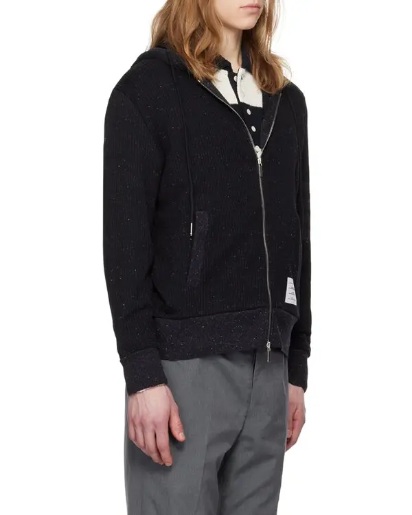 Thom Browne 4-bar Stripe Zip-up Hoodie