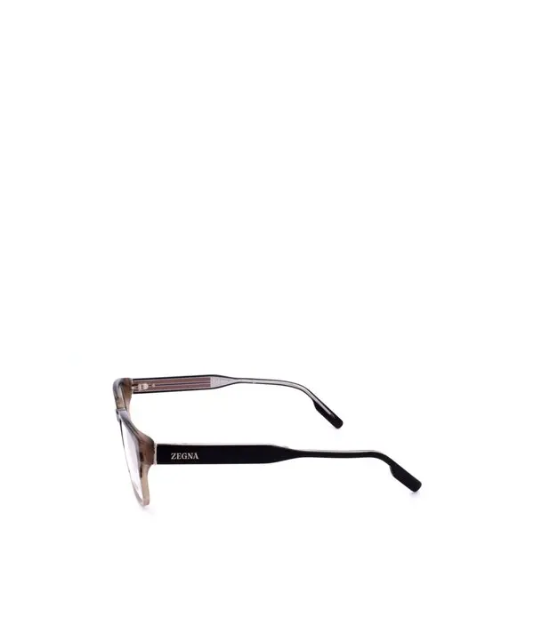 Zegna Rectangle Frame Eyeglasses