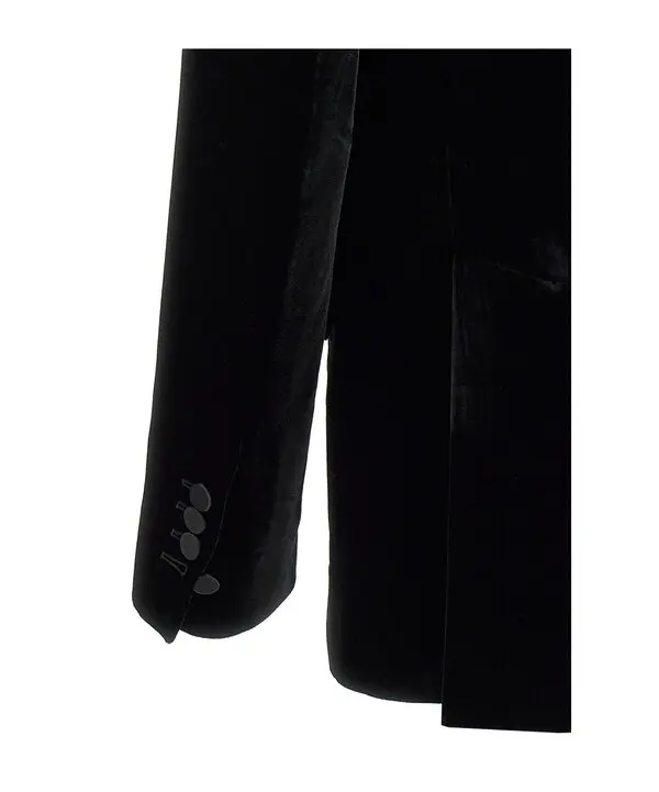 Dsquared2 Single-breasted Tailored Velvet Blazer