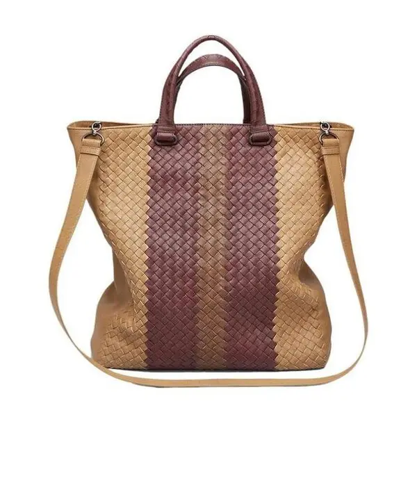 Bottega Veneta Woven Logo Tote Bag