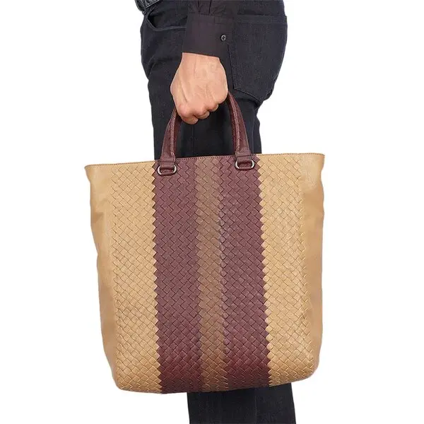 Bottega Veneta Woven Logo Tote Bag