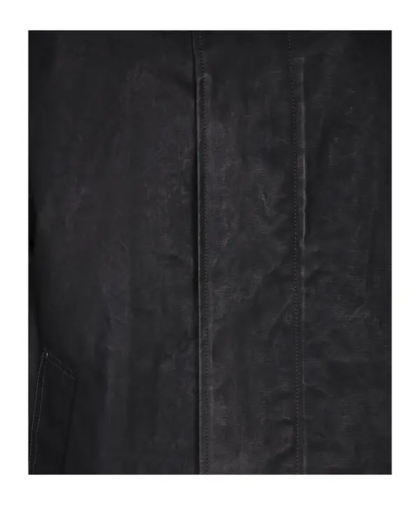 LEMAIRE Long Hooded Coat - Onxy
