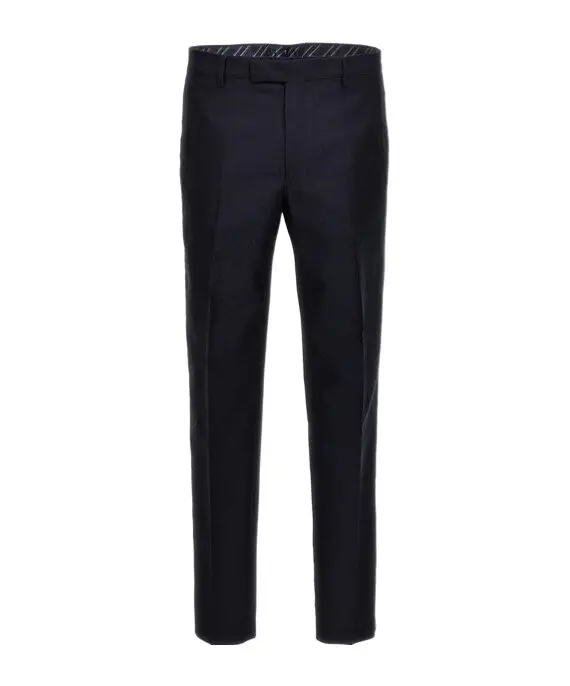 Etro Patterned Tailored Trousers - Black
