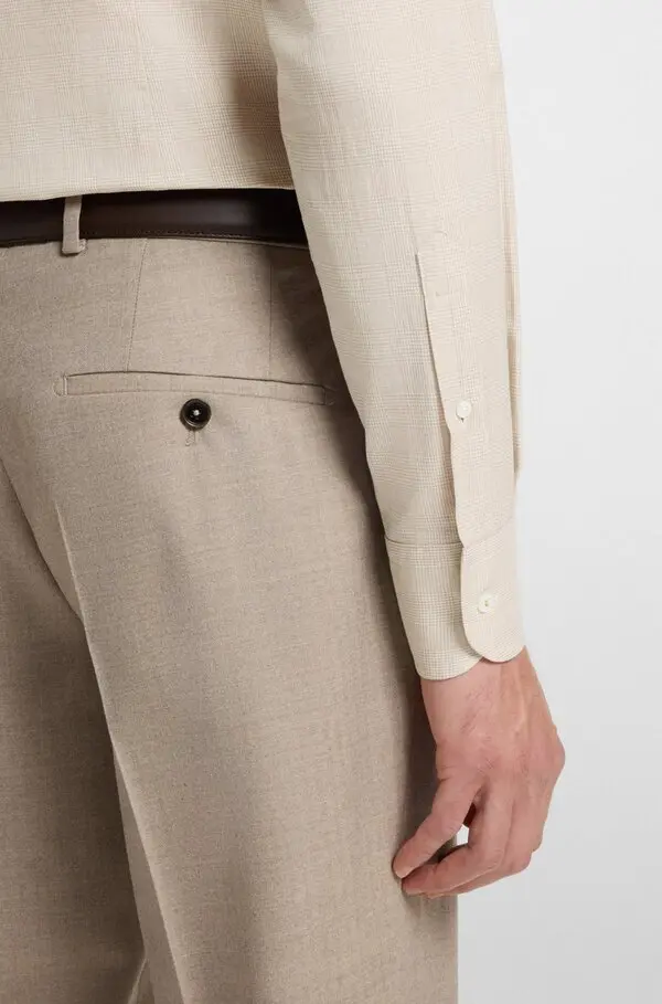 Hugo Boss Button-down Micro-check Shirt