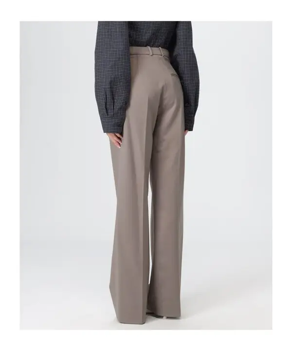 THE FRANKIE SHOP Tailored Wide Leg Trousers - Gray