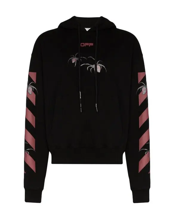 Off-White Arachno Oversized Hooded Sweatshirt
