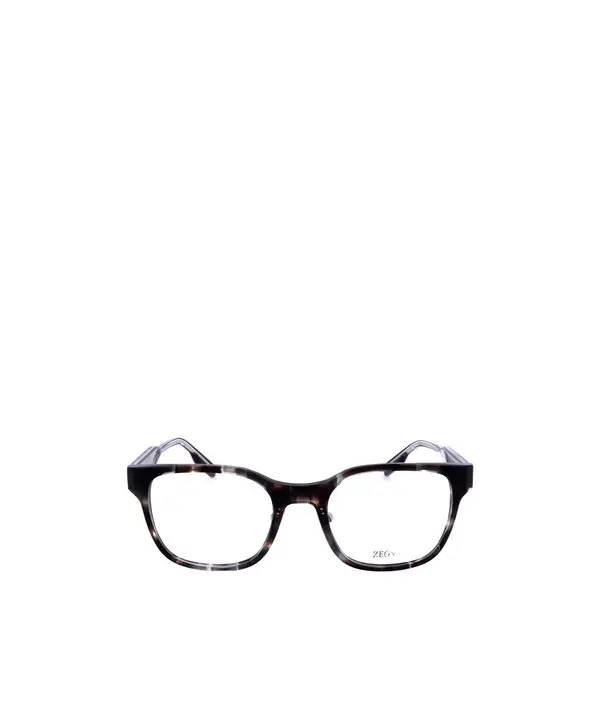Zegna Square Frame Eyeglasses - White