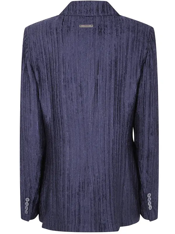 Peserico Double-breasted Blazer - Black