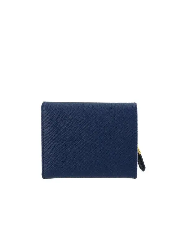 Prada Logo-lettering Tri-fold Wallet