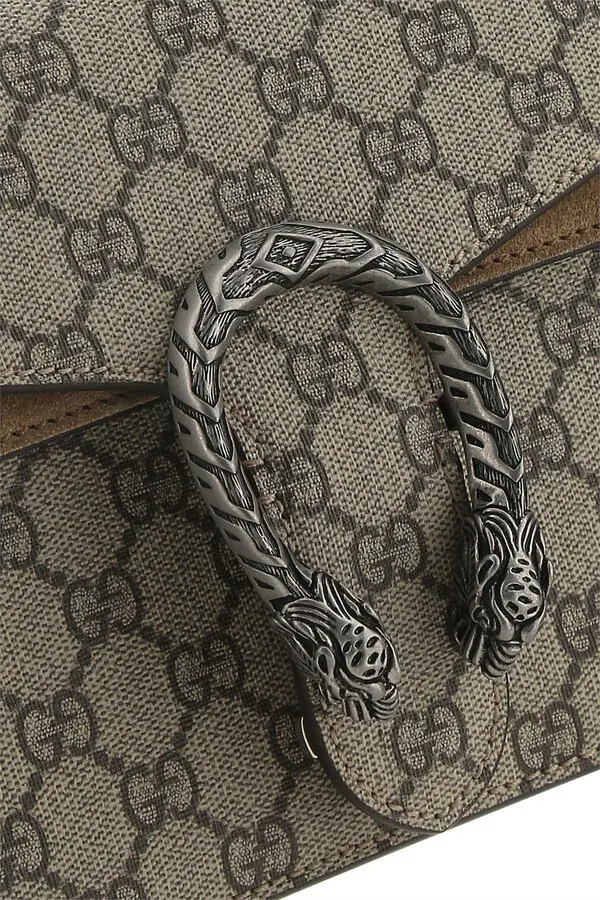 Gucci Gg Supreme Dionysus Small Shoulder Bag - Green