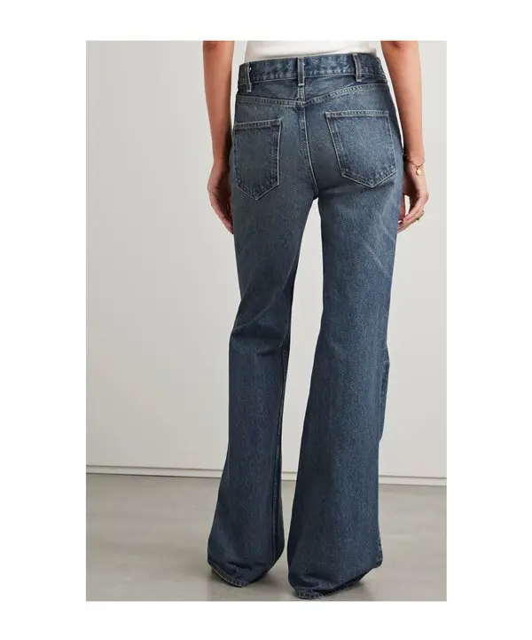 NILI LOTAN Roe Flared Jeans - Blue