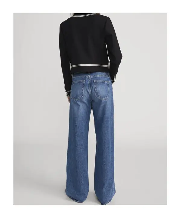 FRAME Button Embellished Cropped Jacket