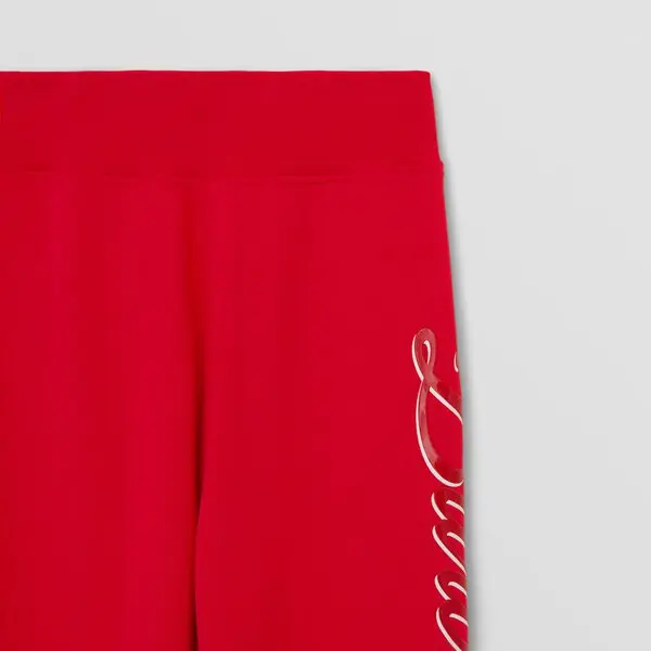 Burberry Script Logo-print Cotton Track Trousers