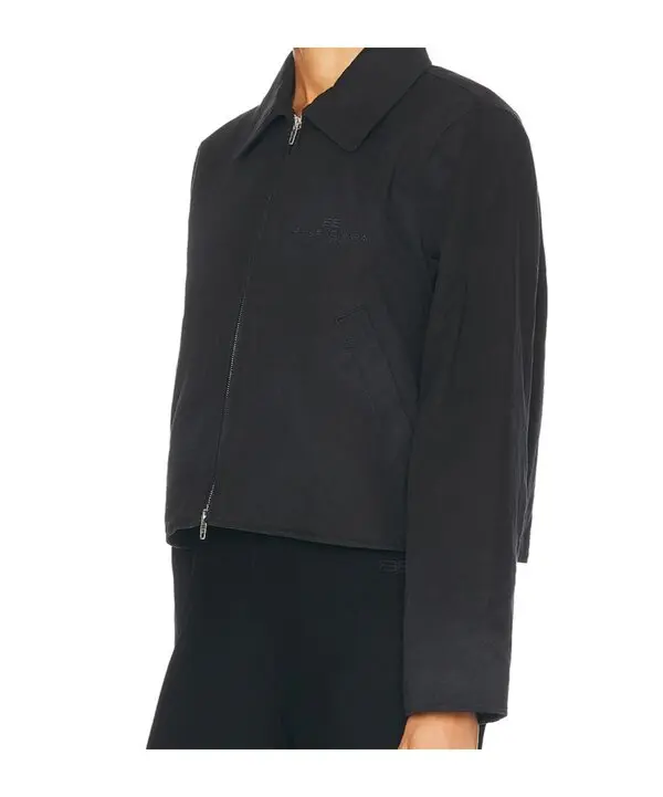 Balenciaga Zip-up Embroidered Shirt Jacket