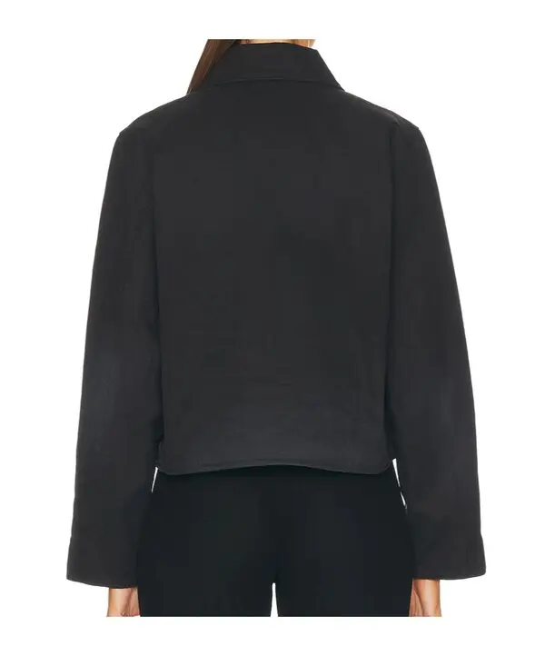 Balenciaga Zip-up Embroidered Shirt Jacket